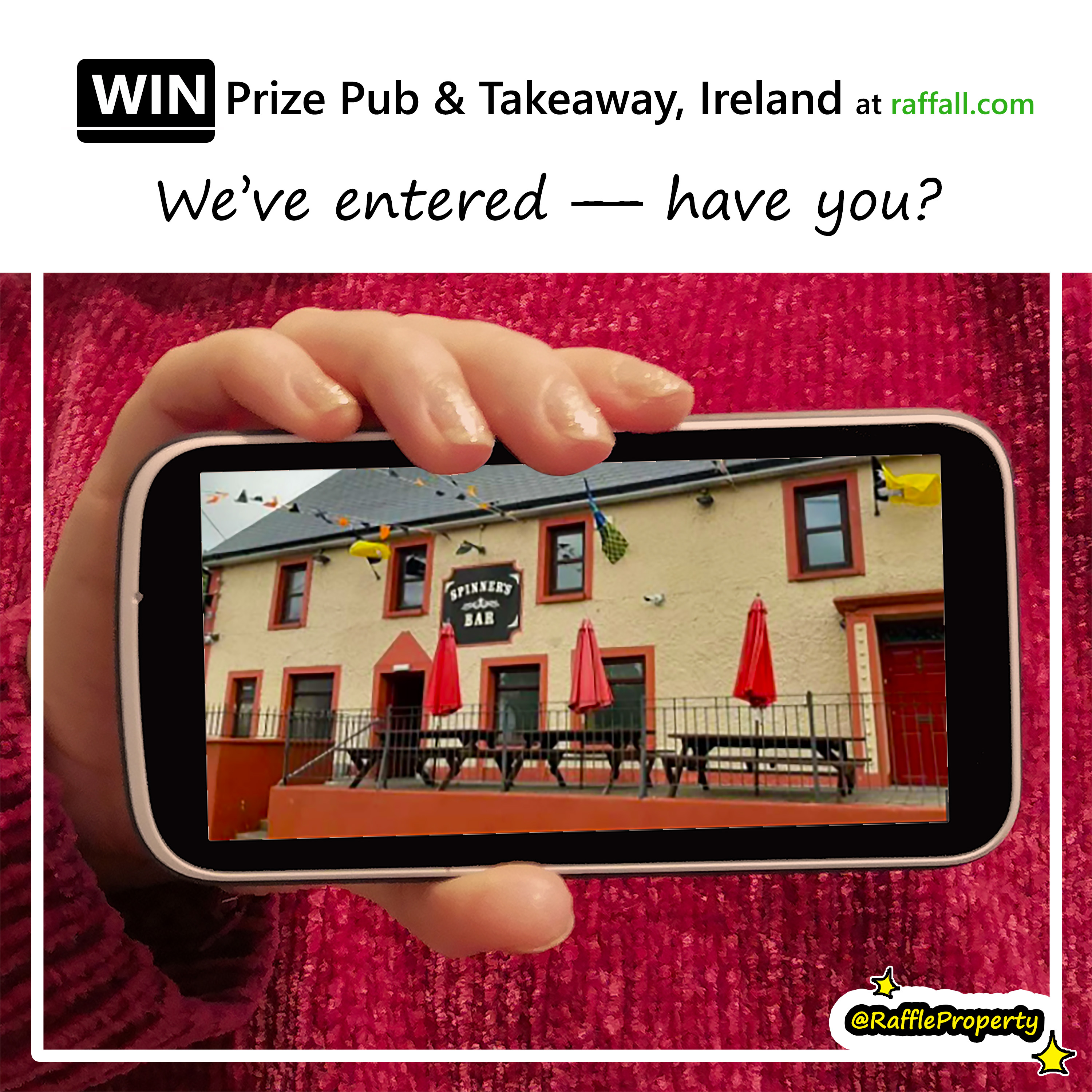 WIN Prize Pub and Takeaway in Ireland – Raffle Property